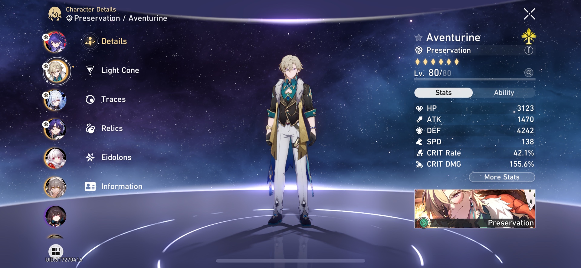 Rate my Aventurine build :) Honkai: Star Rail | HoYoLAB