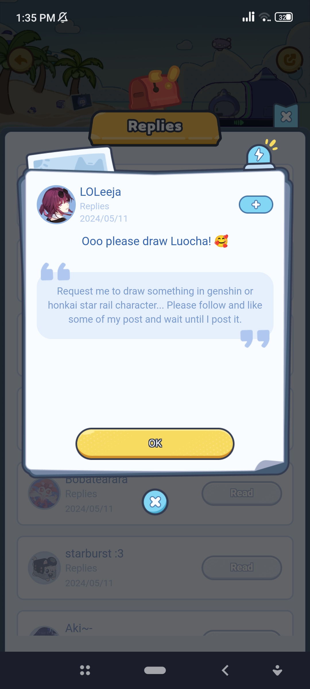 Loucha (art by me) Genshin Impact | HoYoLAB