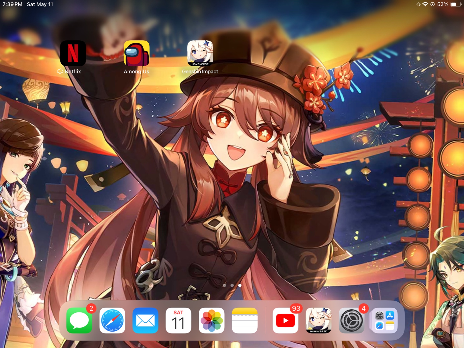 My lock and home screen Genshin Impact | HoYoLAB