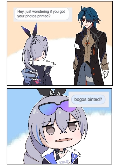 The average silver wolf and blade interaction. Honkai: Star Rail | HoYoLAB