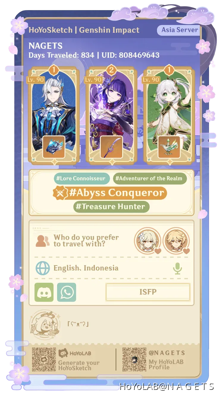 HoyoLab Profile! Genshin Impact | HoYoLAB