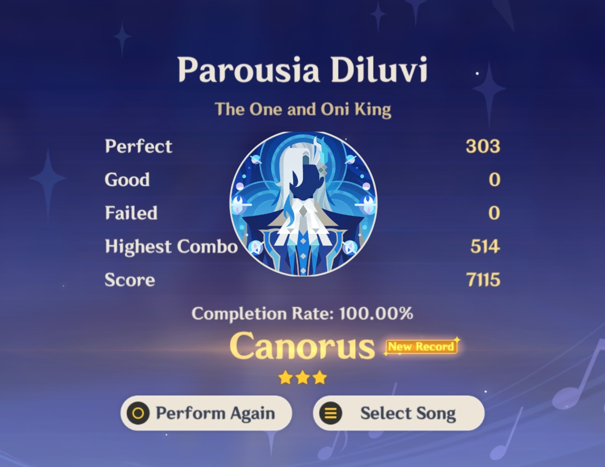 Xtreme Carnival Ensemble all Songs 100% CR Canorus rank on The One and ...