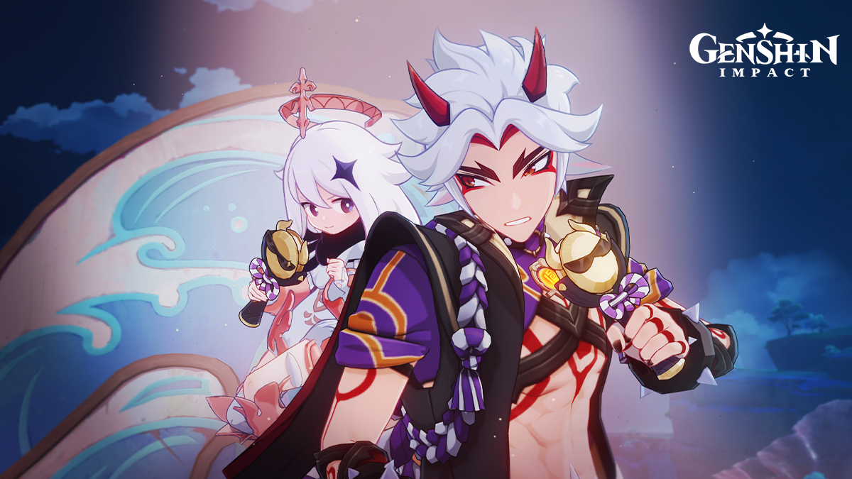 Cutscene Animation: "Arataki & Flying Lavender Melon's Rockin' for Life Duet" | Genshin Impact ...