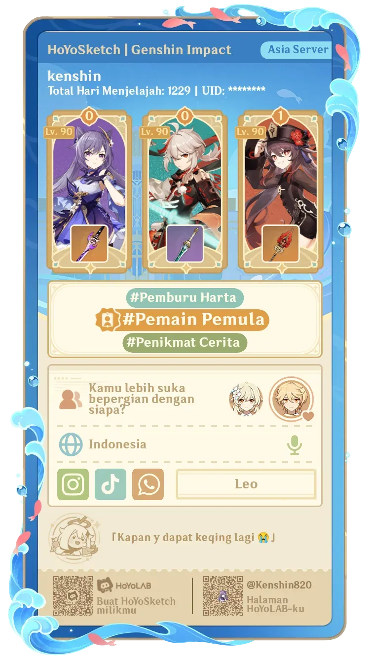 tetap main sampai keqing c6 😭 Genshin Impact | HoYoLAB