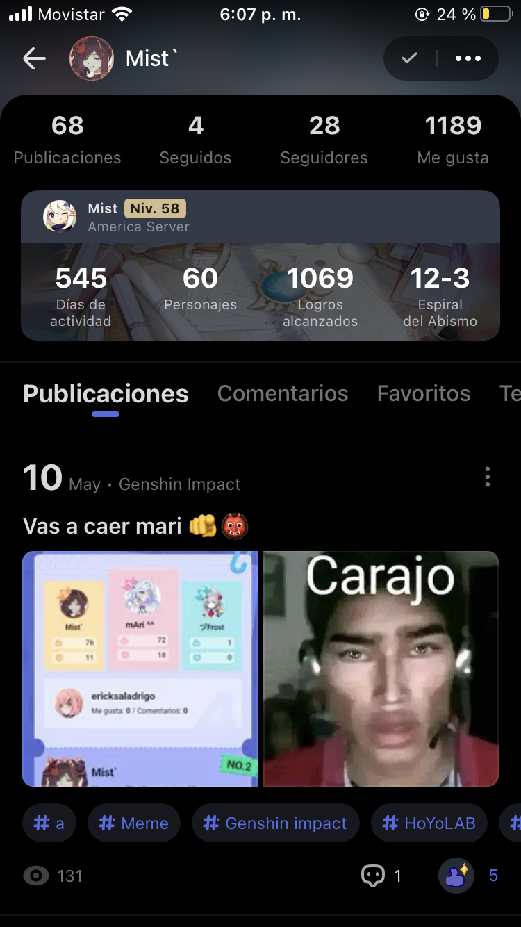Chicos tengo miedito 🤗🤗 Genshin Impact | HoYoLAB