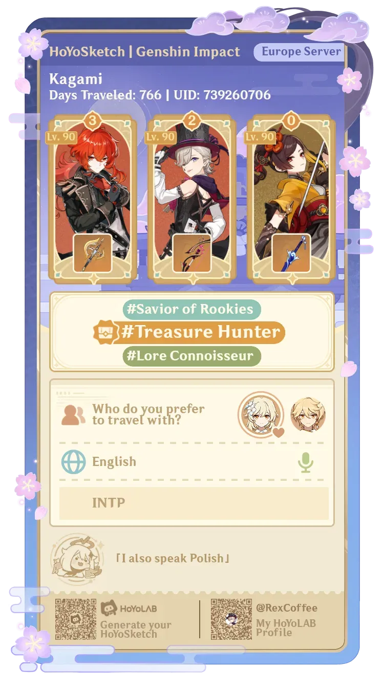 Pretty introduction card Genshin Impact | HoYoLAB