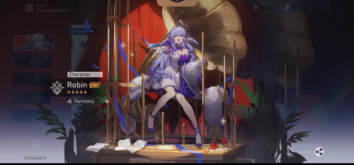 [event post, ignore] Robin pulls Honkai: Star Rail | HoYoLAB