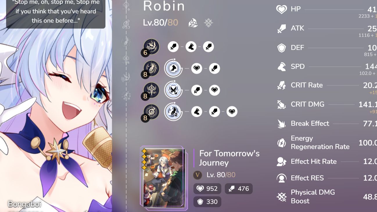 Robin. 6-8-8-8. Honkai: Star Rail | HoYoLAB