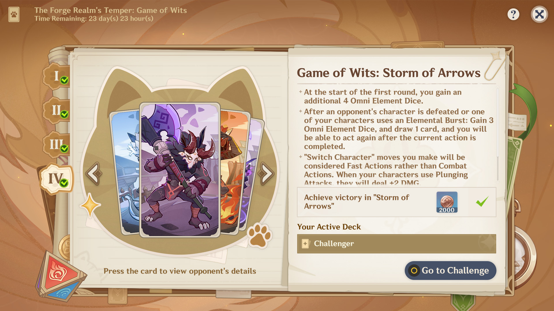 I started TCG last month and now have 'The Forge Realm's Temper: Game ...