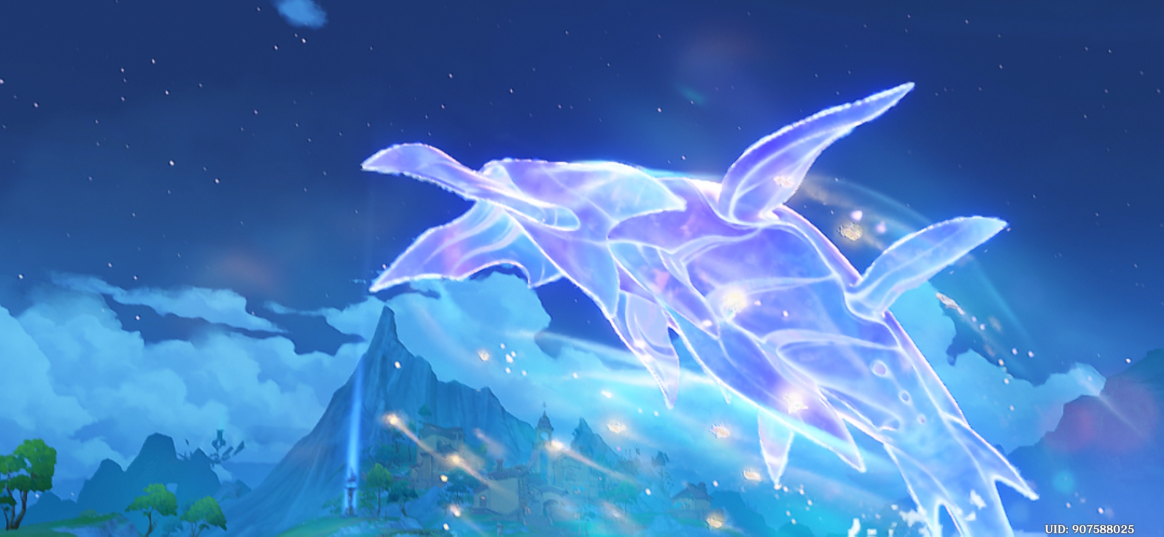 好漂亮的鯨魚 | HoYoLAB