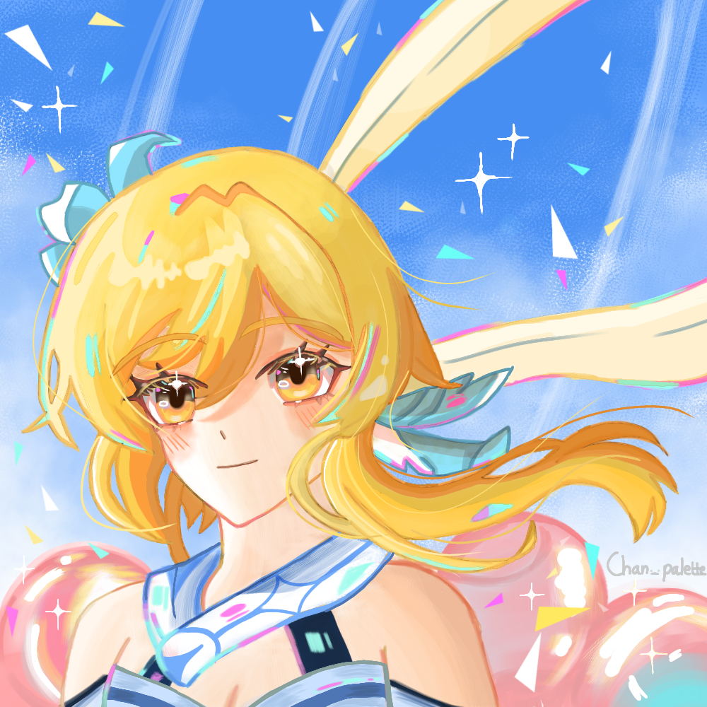 Late post but Lumine drawing!! Genshin Impact | HoYoLAB