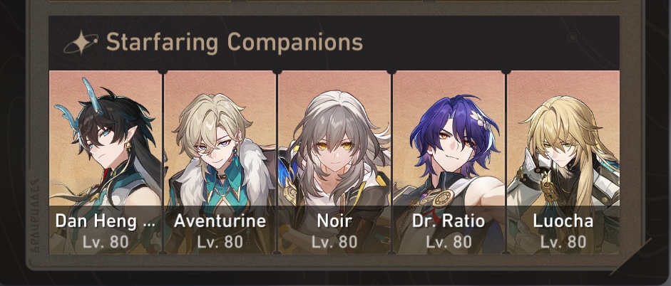 Imaginary men harem 👀 Honkai: Star Rail | HoYoLAB