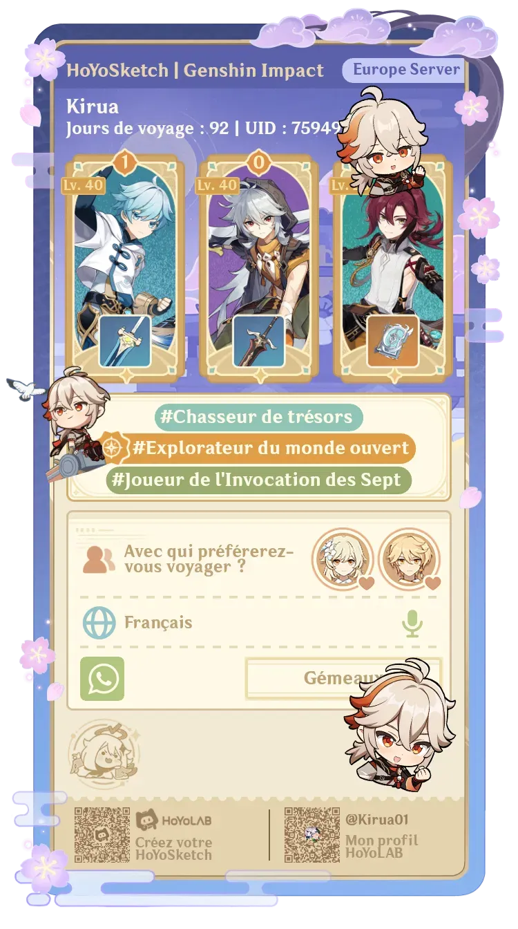 mon profil genshin Genshin Impact | HoYoLAB