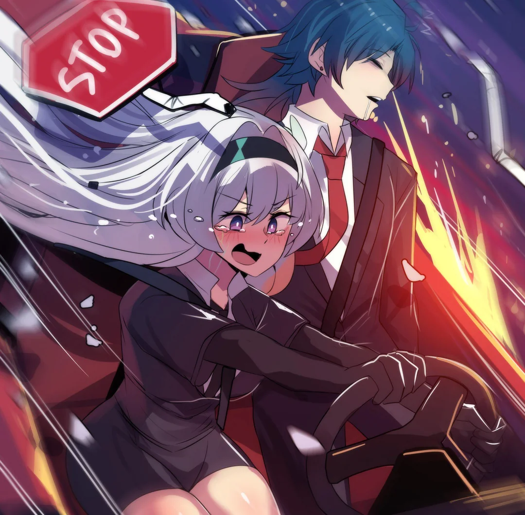 Firefly clinging for her life while Blade sleeps in peace. Honkai: Star ...