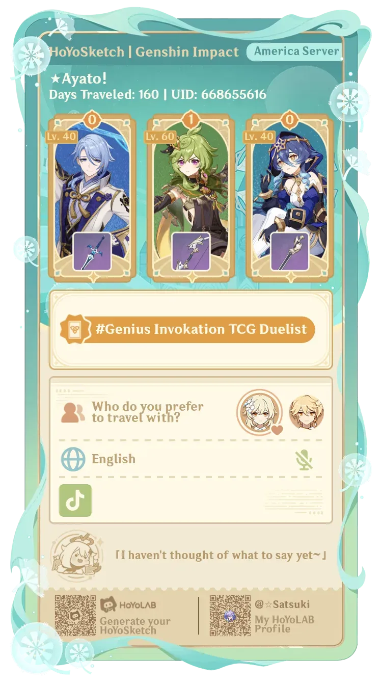 Random Genshin Impact | HoYoLAB