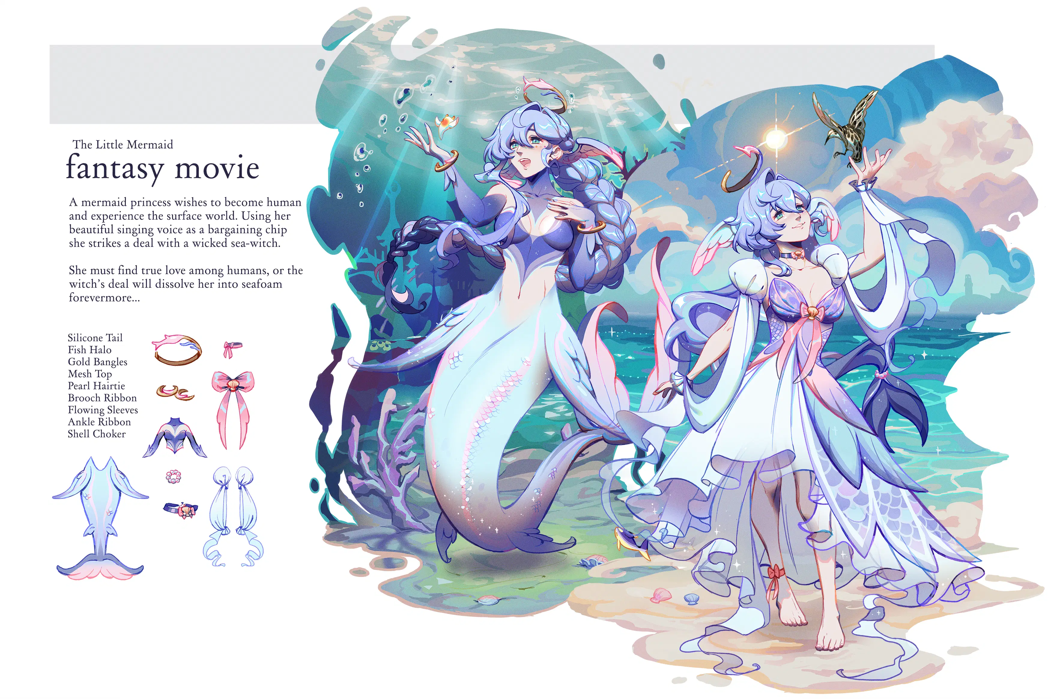 Millennium Idol Mermaid Robin (Honkai: Starrail Promo Work) Honkai ...