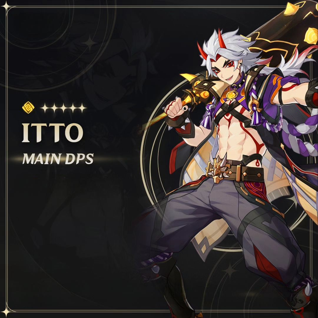 Itto Main DPS, Weapon, Talent Upgrade, Main Stat, Artificts Set 🔥 ...