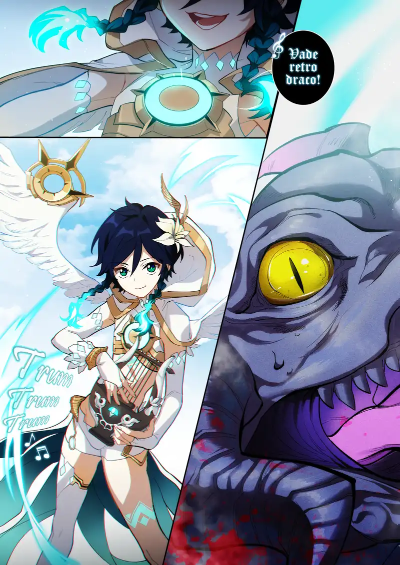 Edited Genshin manga panels Genshin Impact | HoYoLAB