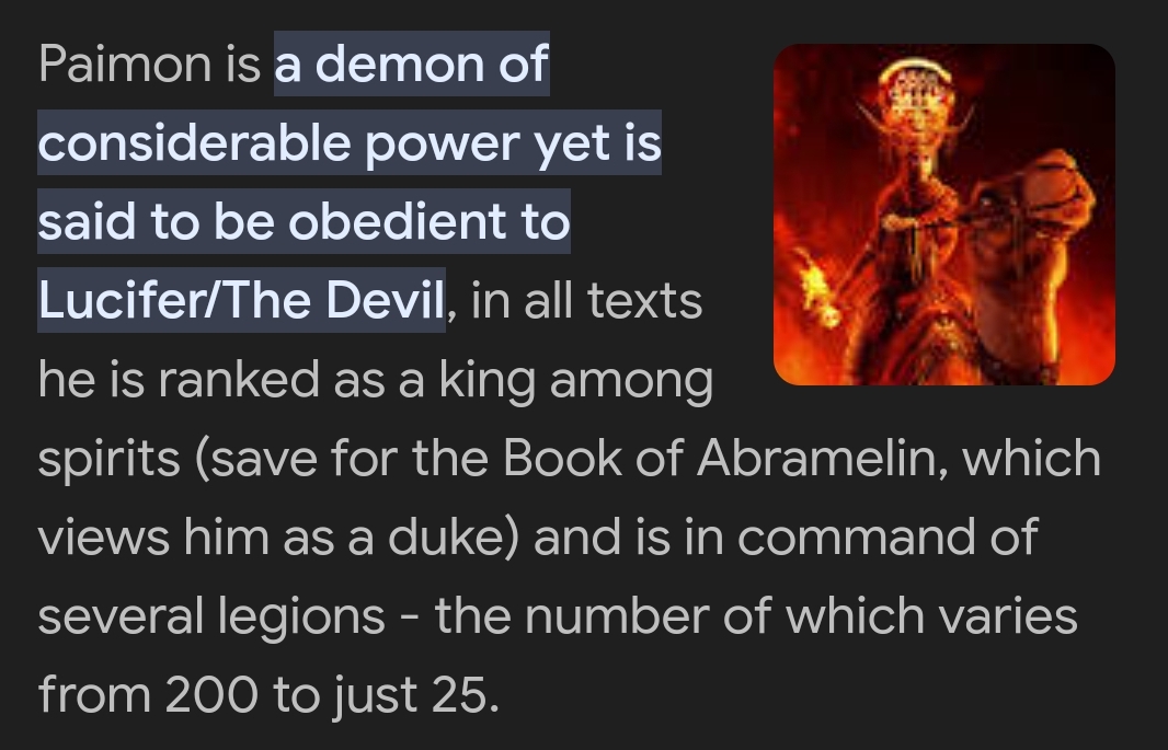 Paimon the Demon Genshin Impact | HoYoLAB