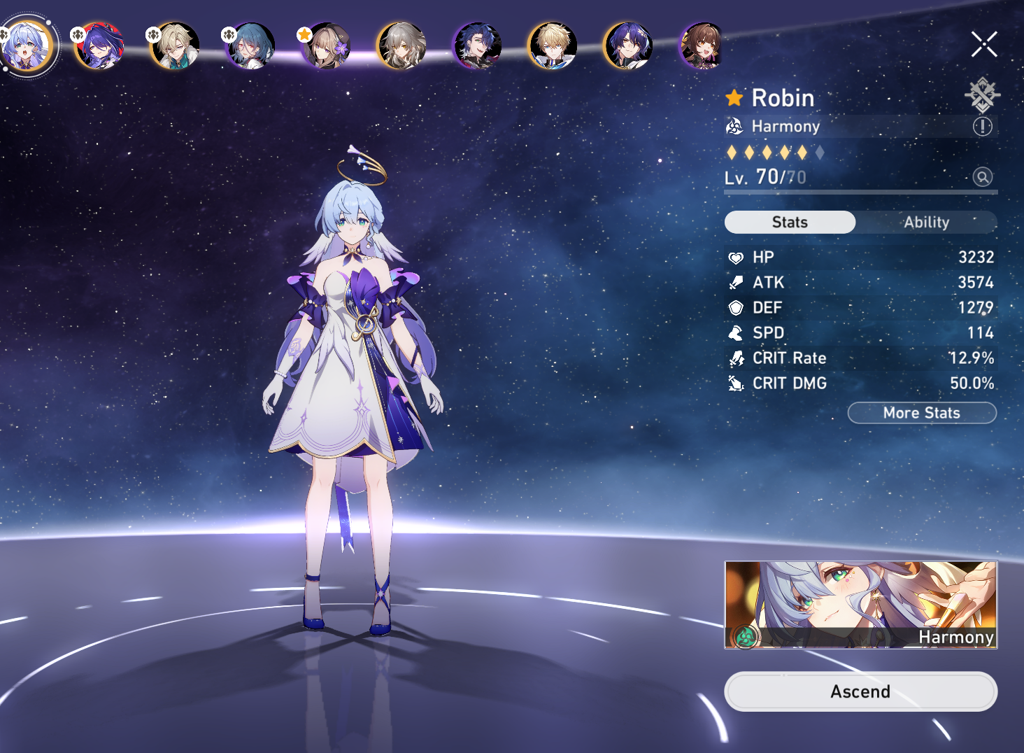 Completed robin build Honkai: Star Rail | HoYoLAB