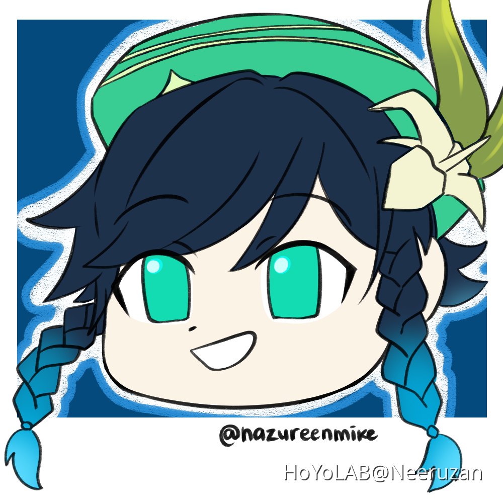 Day 218 until I reach Level 12: Simple chibi of Venti! Genshin Impact ...