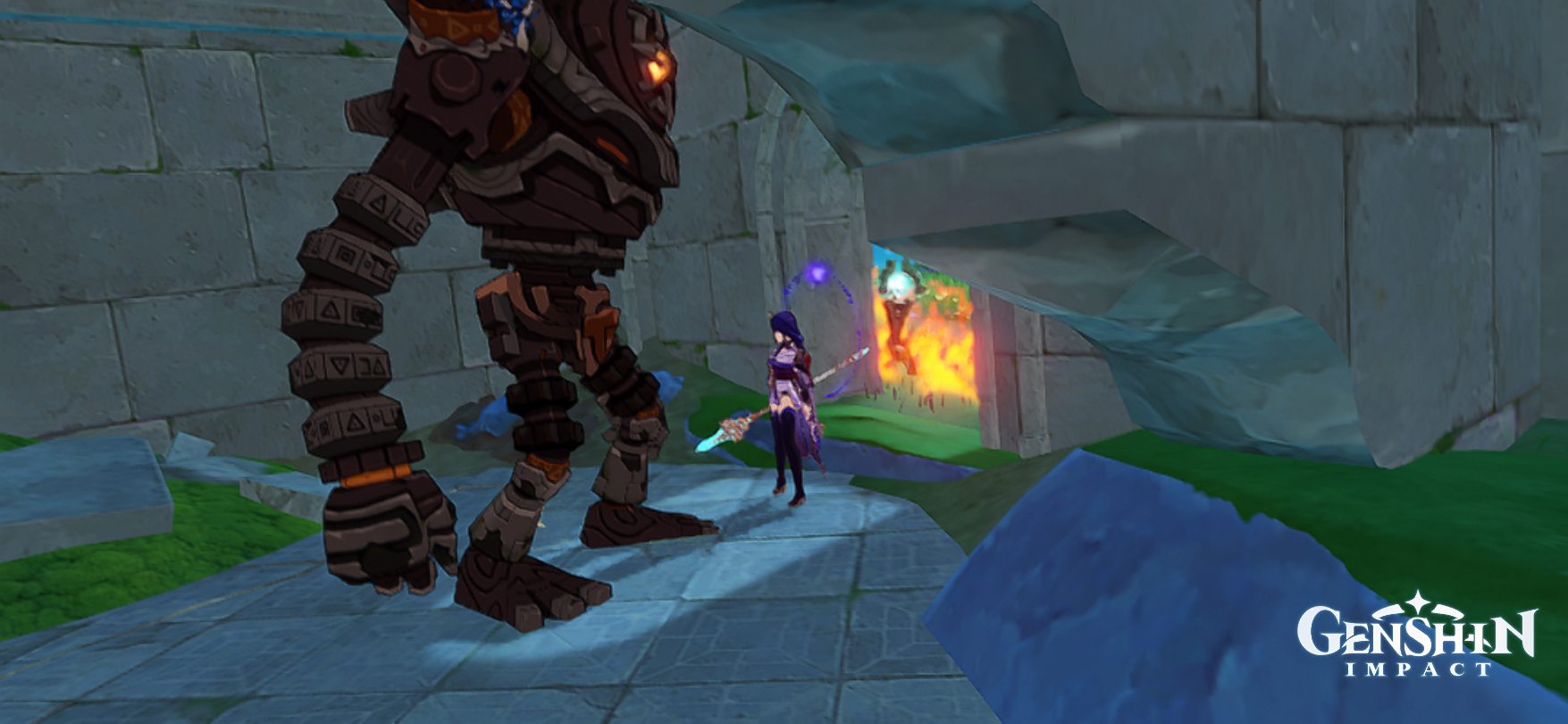 um.. this huge ruin guard straight up just jumped straight through a ...