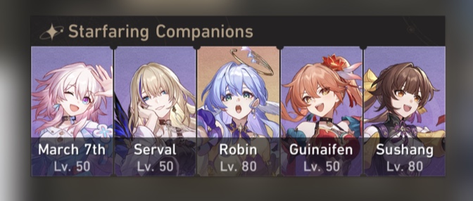 HSR girl group line up Honkai: Star Rail | HoYoLAB