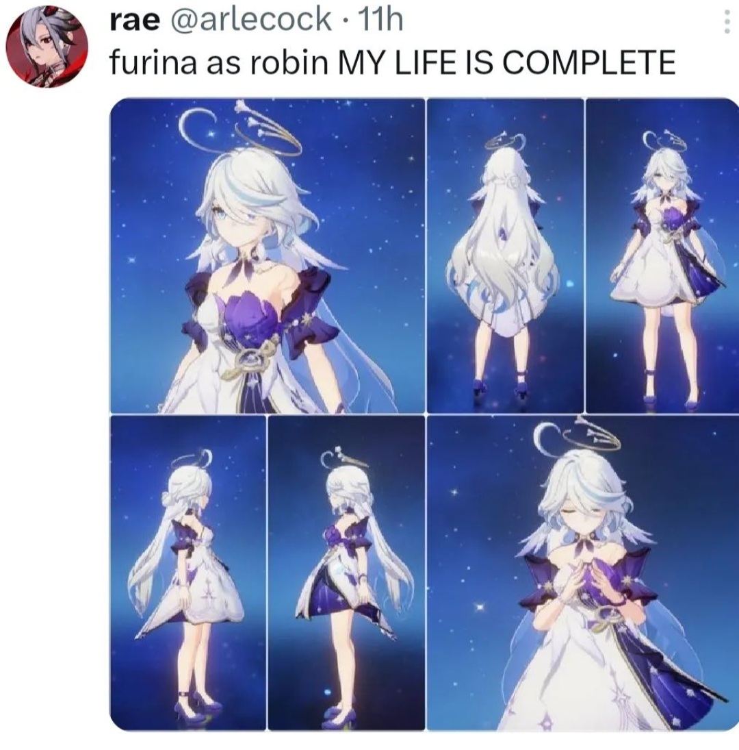 Furina as Robin Genshin Impact | HoYoLAB