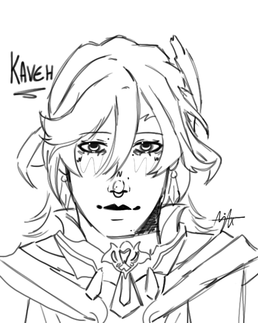 Kaveh drawing :3 Genshin Impact | HoYoLAB