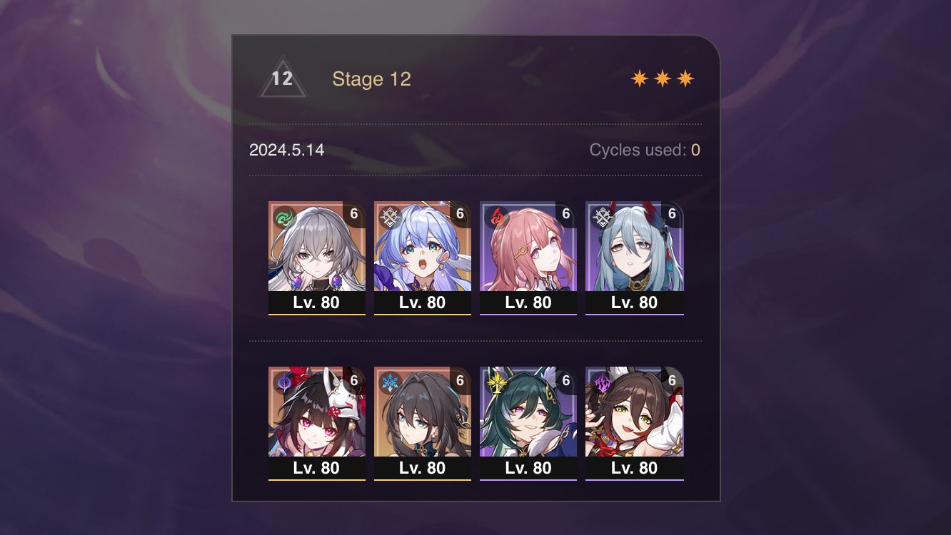 Full Harmony Team No DPS 0 cycle Honkai: Star Rail | HoYoLAB