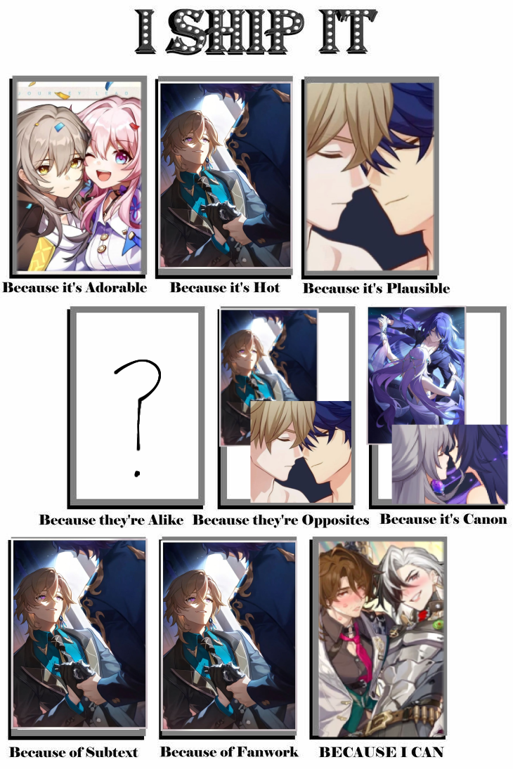 I Ship It/Don't Ship It Honkai: Star Rail | HoYoLAB