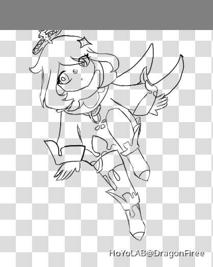 Paimon and unknown god lineart completed! Genshin Impact | HoYoLAB