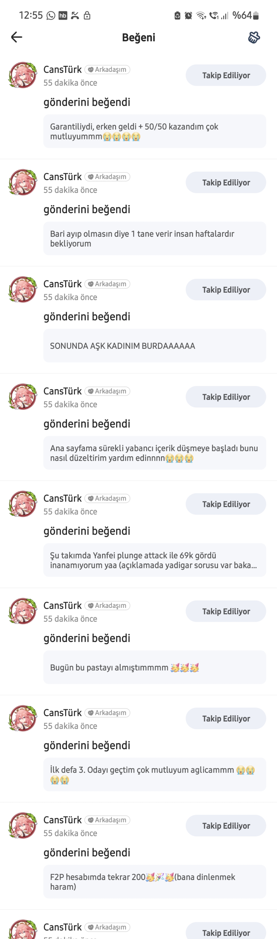 Hem aktiflik hem teşekkür postu🥳 Genshin Impact | HoYoLAB