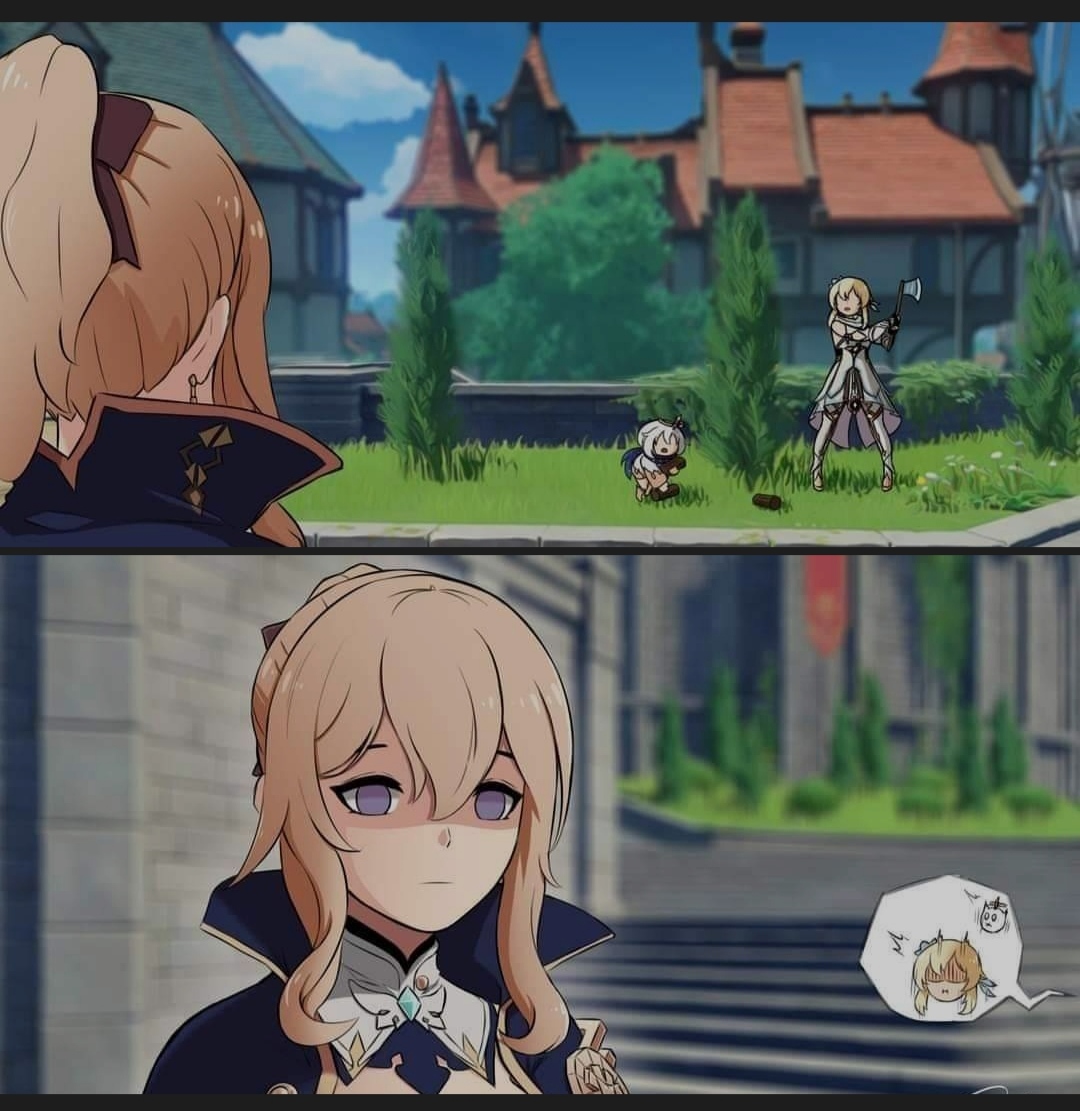 Paimon walking on two feet is cursed Genshin Impact | HoYoLAB