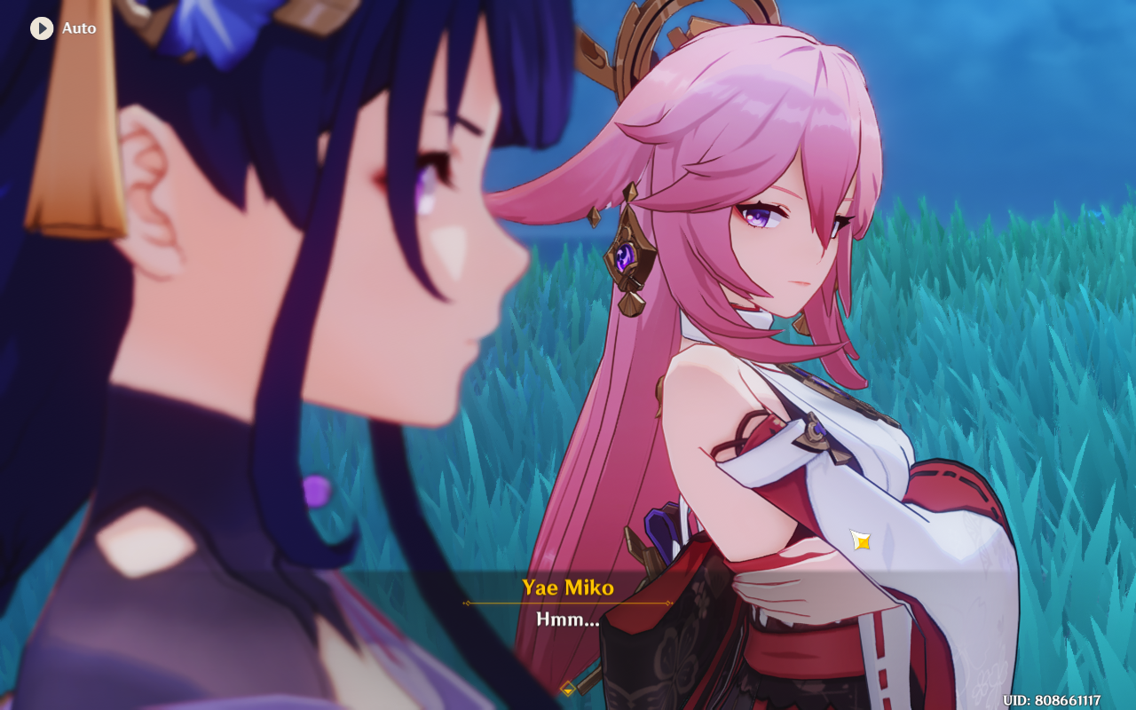Eimiko finally showed up again!! Thanks to Itto 😭 Genshin Impact | HoYoLAB