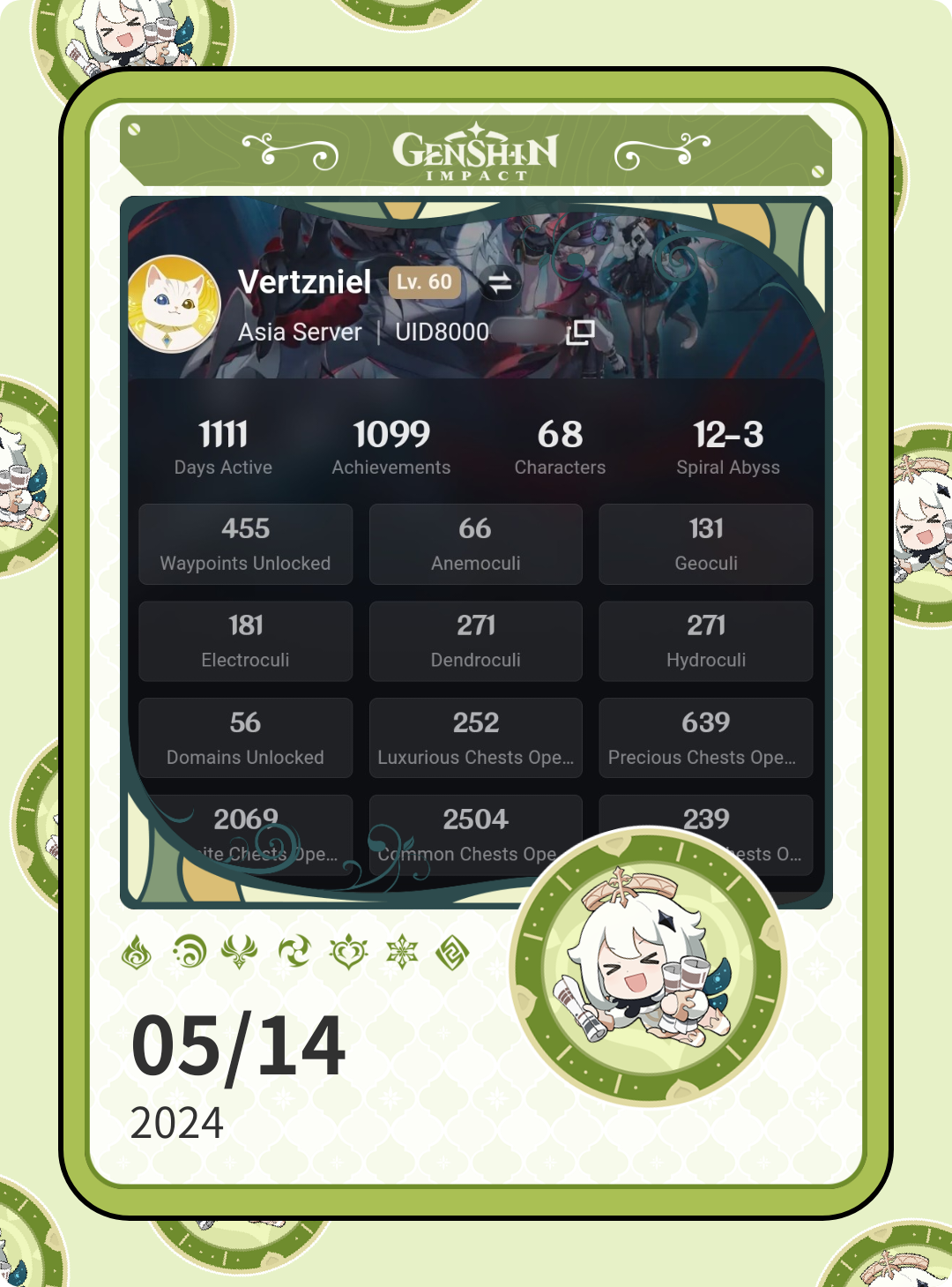 05/14 Diary -# Those Memorable Stories Genshin Impact | HoYoLAB