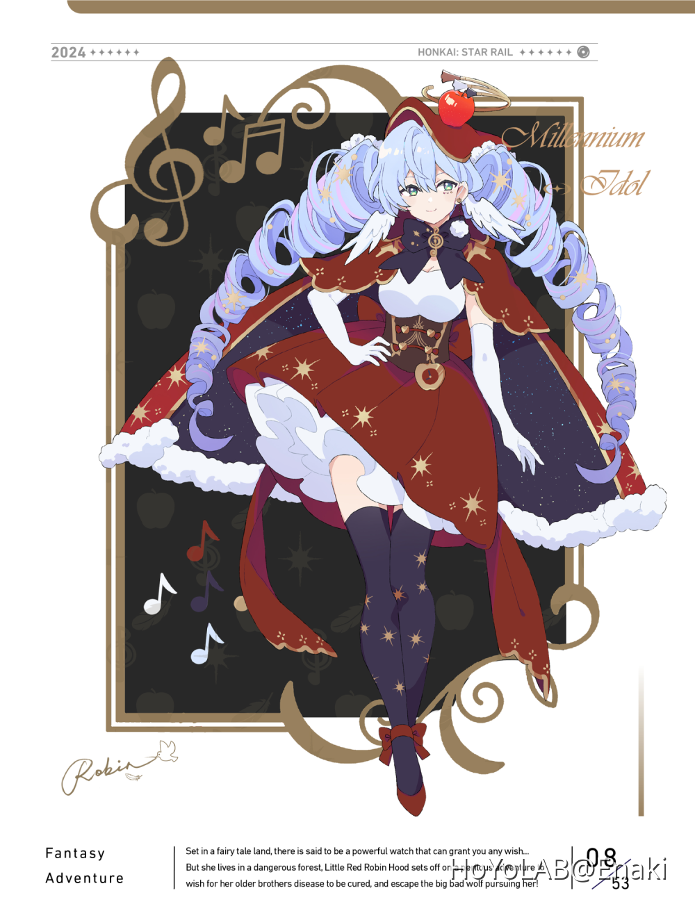 Little Red Robin Hood (#MillenniumIdol HSR event) Honkai: Star Rail ...