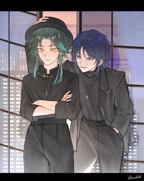 Xiao and Scara in one post now Genshin Impact | HoYoLAB