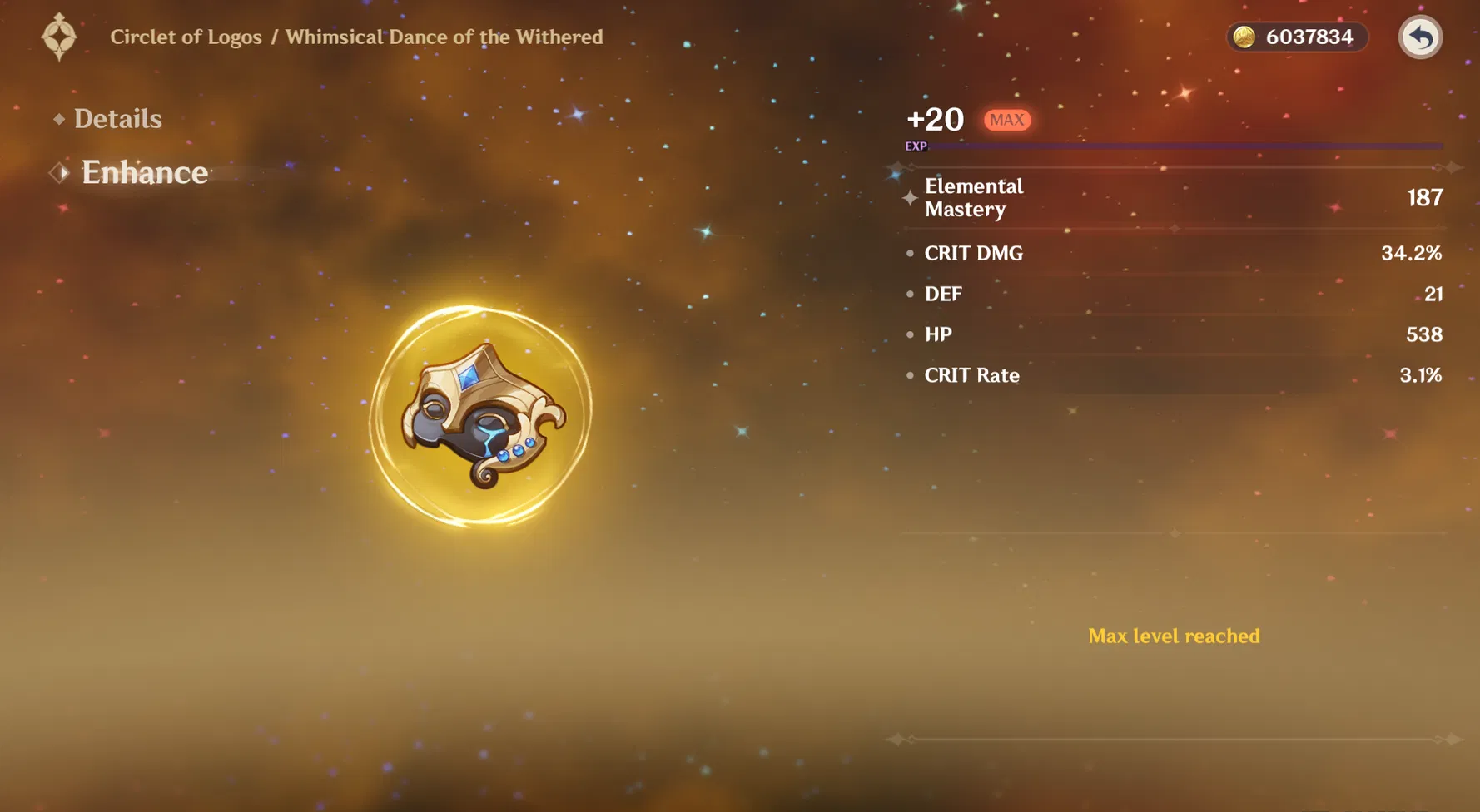 my sleepy butt thought i was upgrading sands bruuuhhh Genshin Impact ...