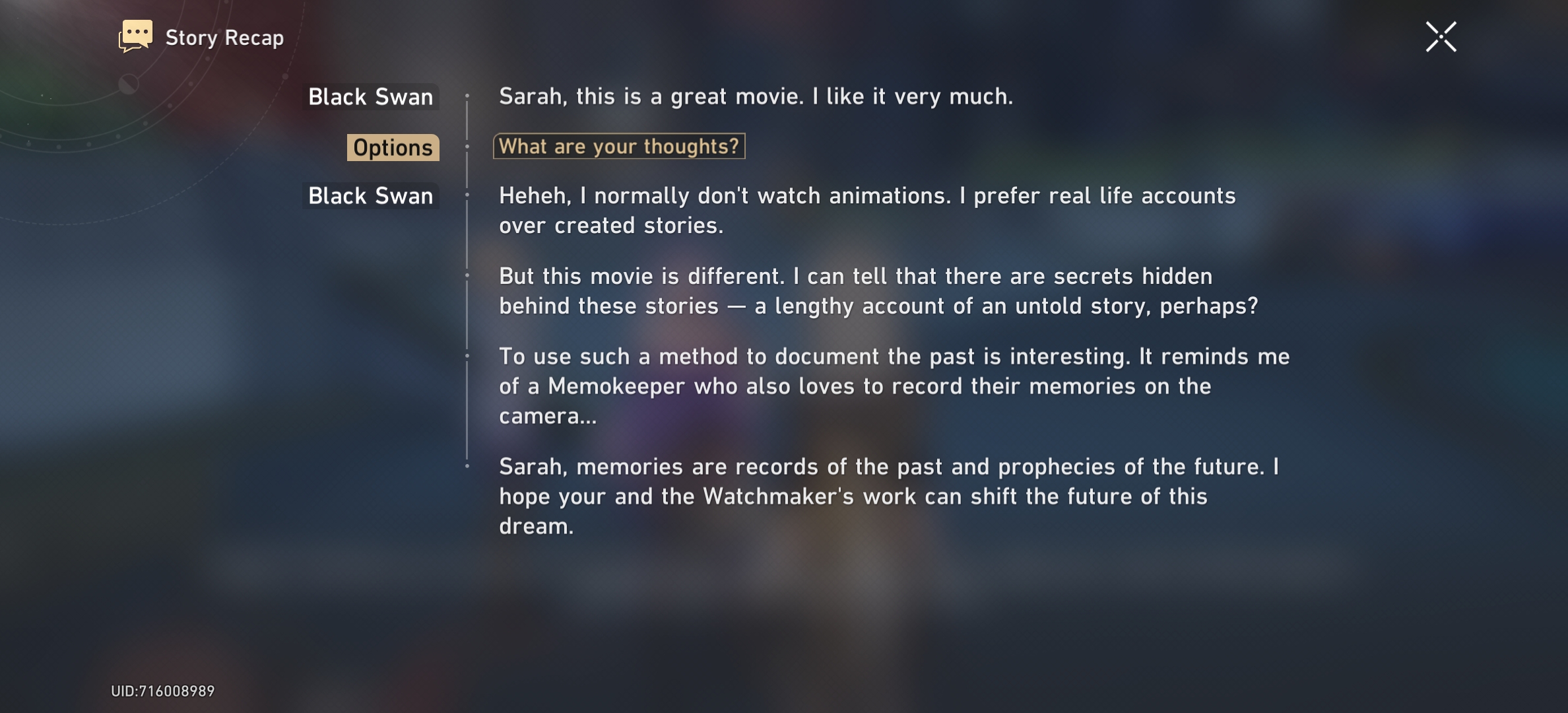 A Memokeeper who loves to record memories on the camera... Honkai: Star ...