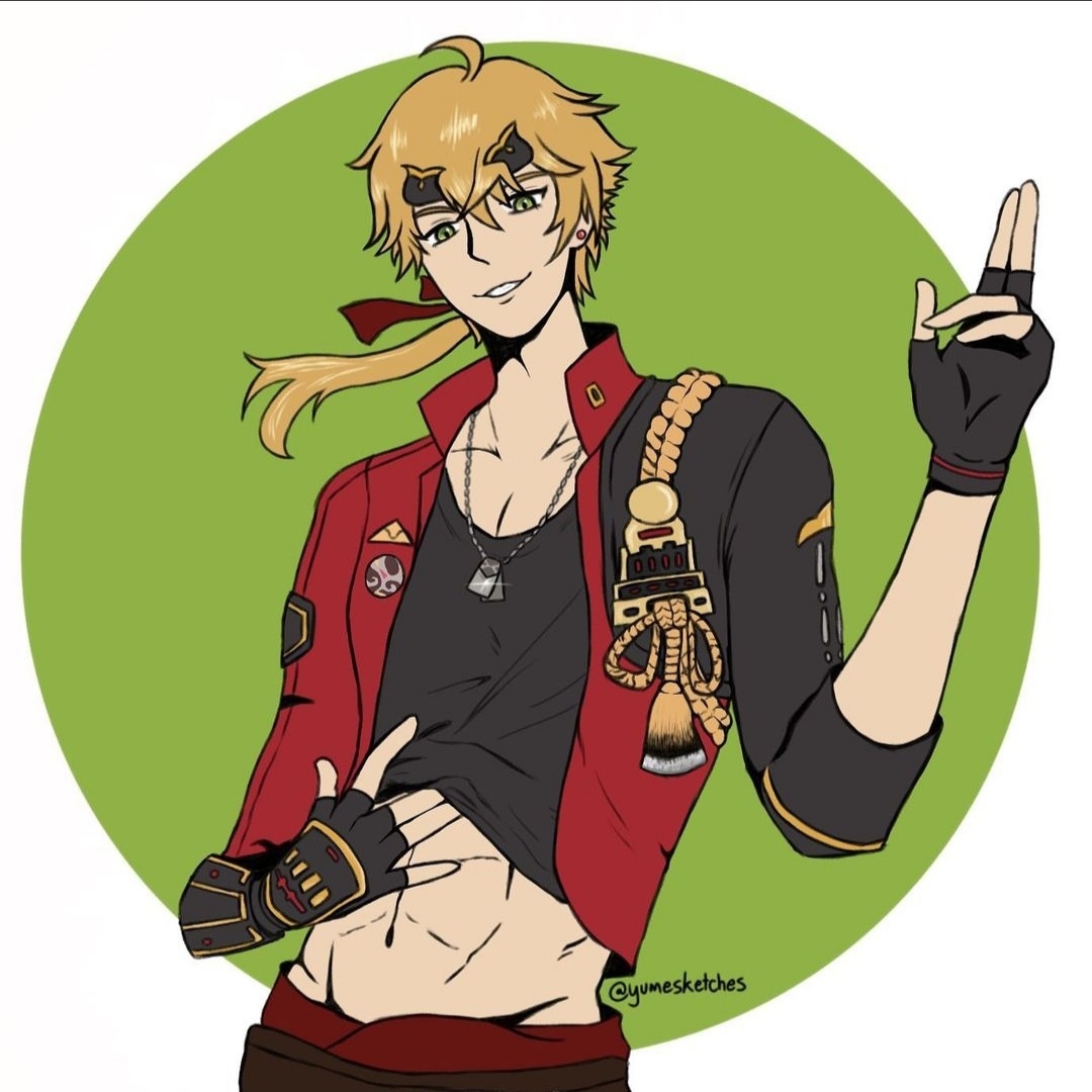 Thoma fanart I made in 2022 Genshin Impact | HoYoLAB
