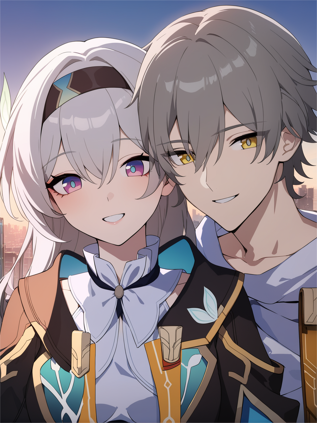 Caelus & Firefly 🩶💚🦝 Honkai: Star Rail | HoYoLAB