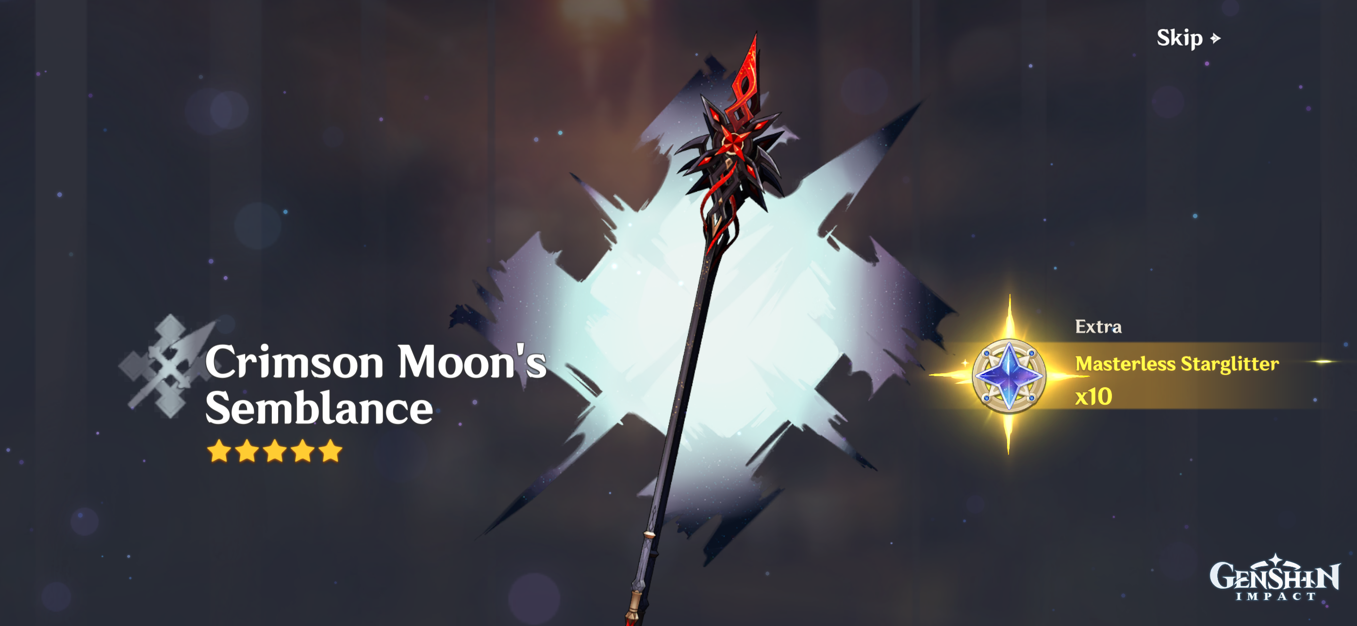 Scythe crimson moon Genshin Impact | HoYoLAB