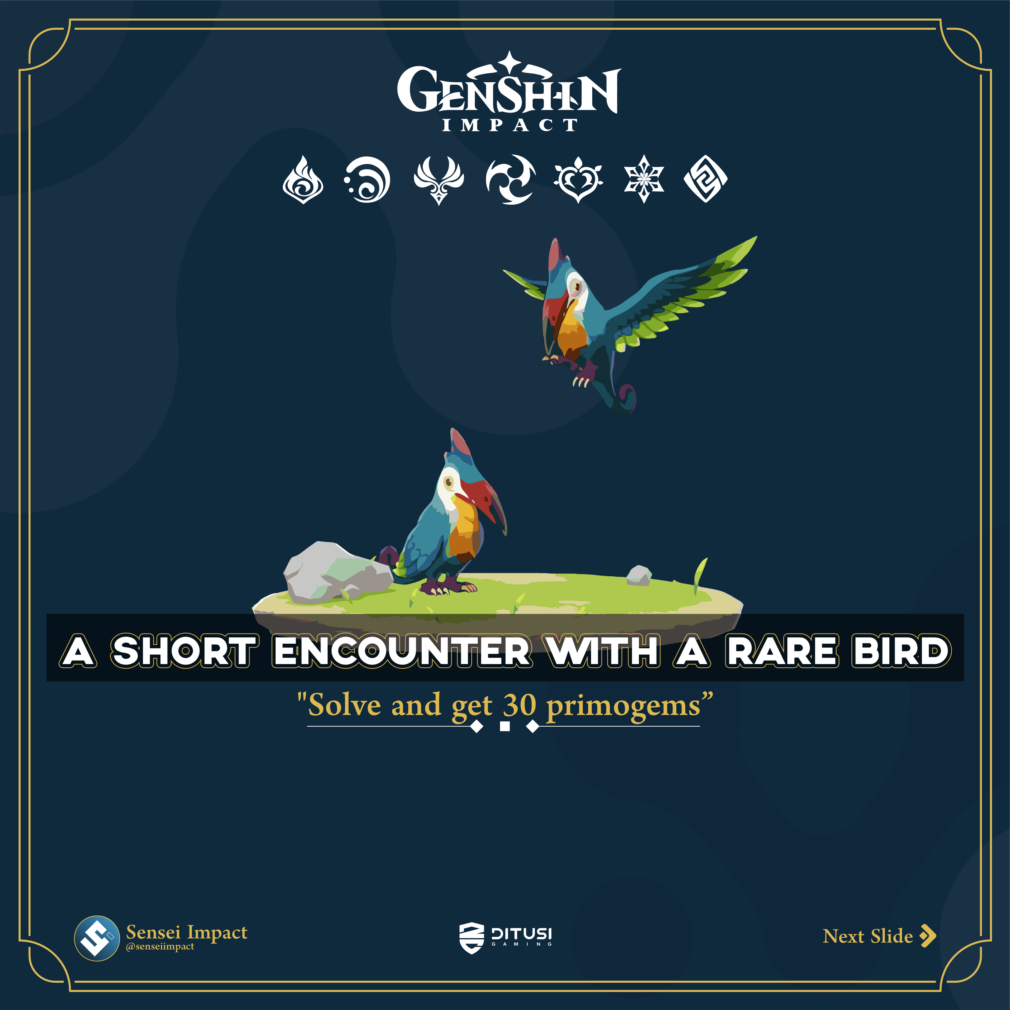 30 Primogems Sumeru Bird 🎐 Genshin Impact | HoYoLAB