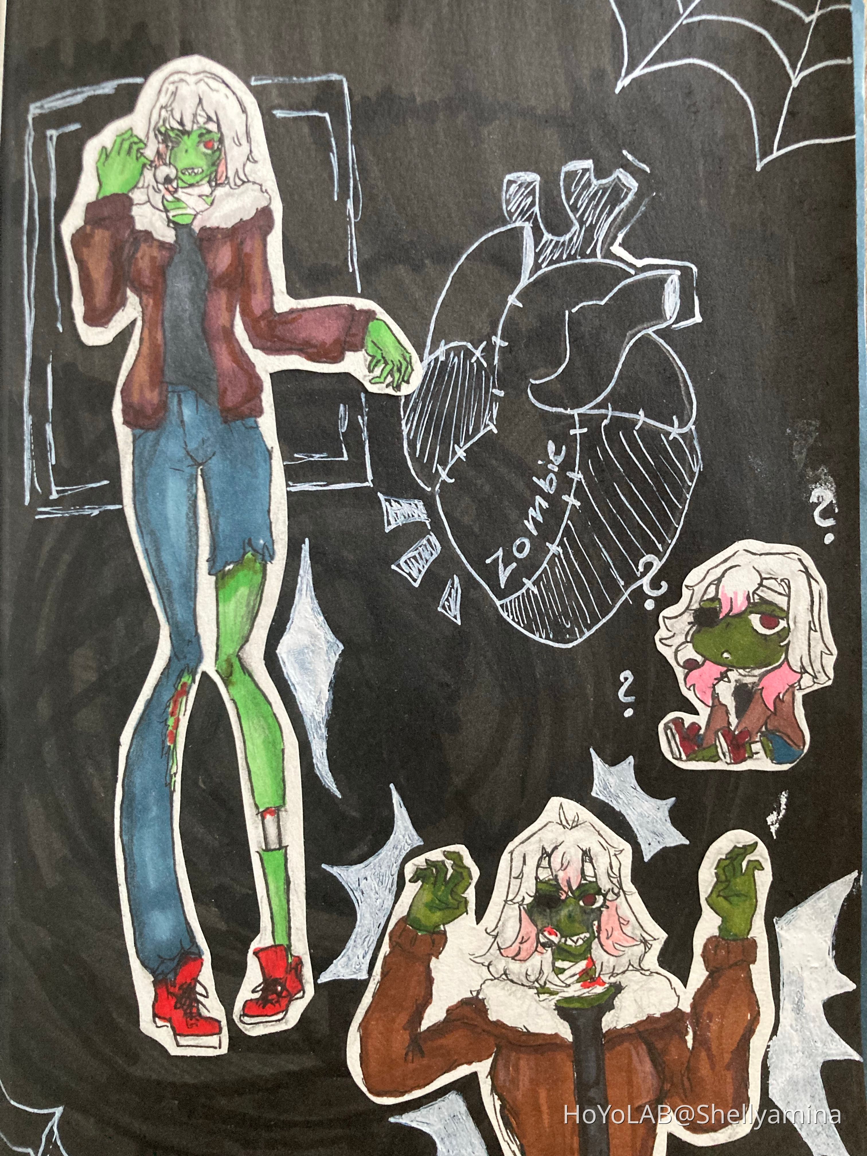 Drawing of my friends OC | HoYoLAB