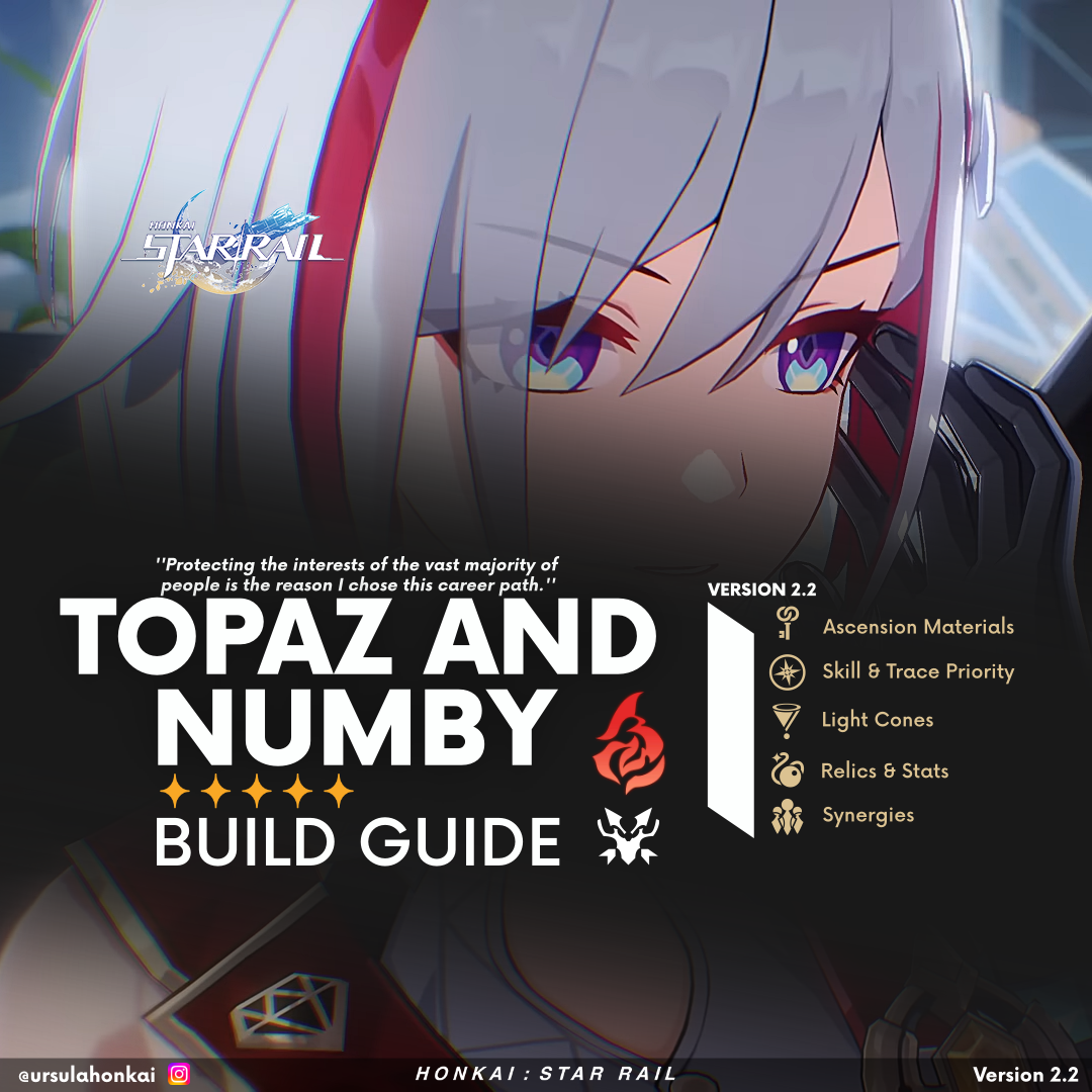 [Version 2.2] Topaz & Numby Build Guide Honkai: Star Rail | HoYoLAB