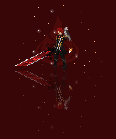Daily Genshin Pixel-Art - Diluc Genshin Impact | HoYoLAB