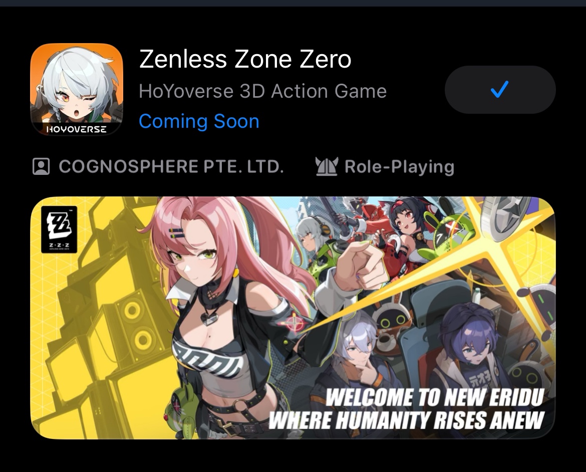 Saw Shenpai post a vid about the Game😩 Can’t Wait!! Zenless Zone Zero ...