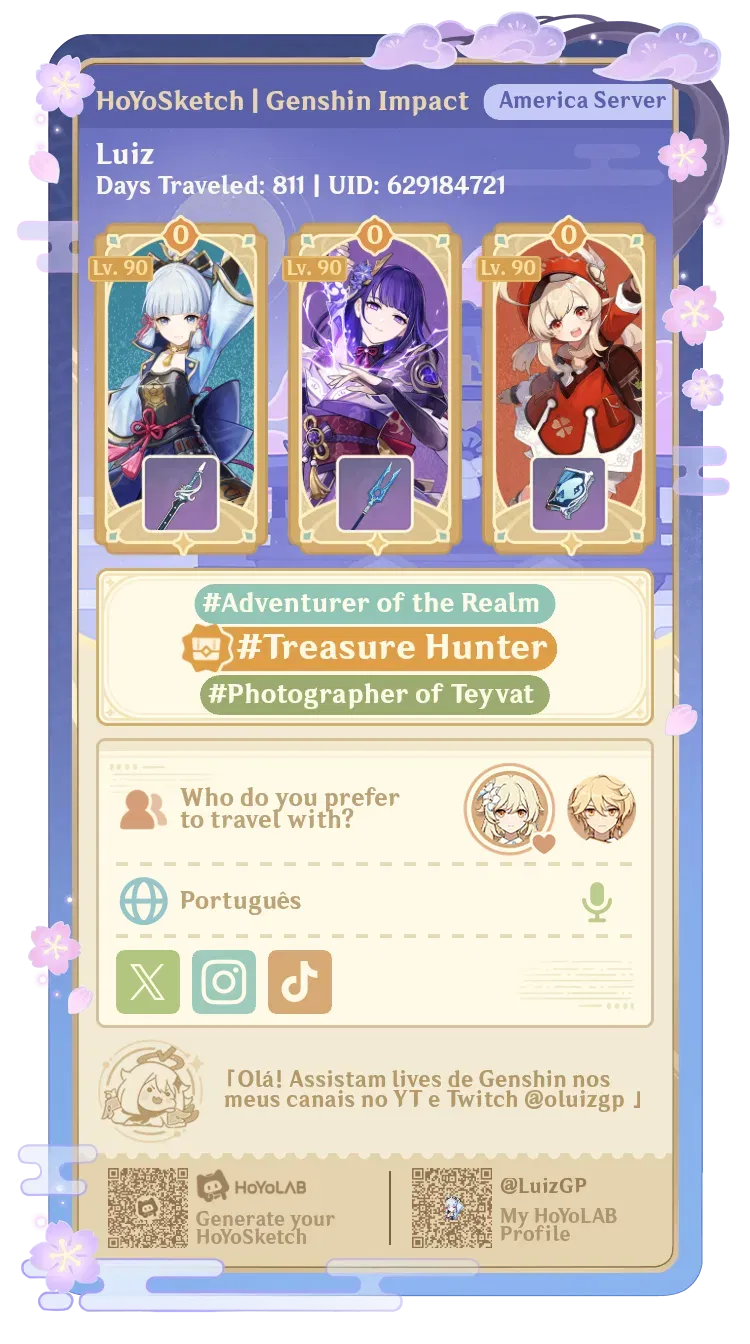 My Profile Genshin Impact | HoYoLAB