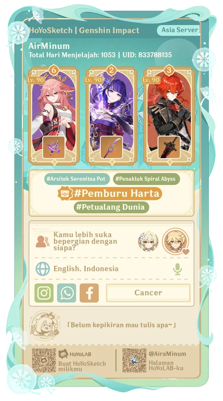 hehe Genshin Impact | HoYoLAB